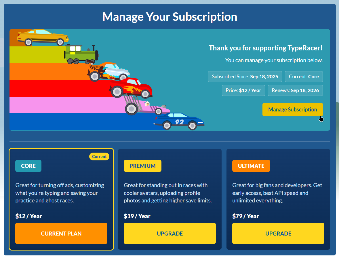How do I cancel my TypeRacer Subscription? – TeachMe